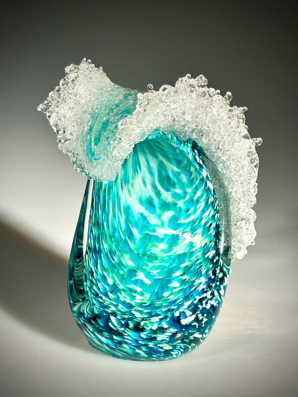 Turquoise Cresting Wave Hot Island Glass Maui Hawaii